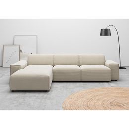 Home Affaire Ecksofa &raquo;Glimminge auch in Breitcord, Feincord, Boucl&eacute; + Easy care-Bezug&laquo; L-Form, Breite 294, Zierkissen beige 12% Polyaxryl, 88% 