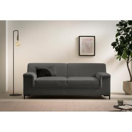 Home Affaire 2,5-Sitzer &raquo;Jamie 2 auch in Cord B/T/H: 192/81/76 cm&laquo; zeitlos, modern, mit komfortablem Federkern grau 100% Polyester