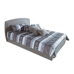 Westfalia Schlafkomfort Polsterbett mit Bettkasten schwarz Bezug Bett: Microfaser (100% Polyester);Bonnell-Federkernmatratze: Mischgewebe (51% Polyprophlen, 39% Polyester, 10