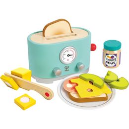 HAPE Kinder-Toaster &raquo;Kling, Pop-Up-Toaster-Set&laquo; aus Holz bunt Holz, Kunststoff