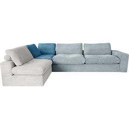 Alina Ecksofa &raquo;Sandy&laquo; mit losen Sitz und R&uuml;ckenkissen, in modernem Cordstoff bunt Cord GCT (92% Polyester, 8% Nylon)