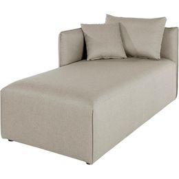 OTTO home Ottomane &raquo;N&ouml;re&laquo; Modul - zum Zusammenstellen; in vielen Bezugsqualit&auml;ten und Farben beige Samtoptik (100% Polyester);Struktur (100% 