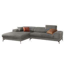 W.Schillig Ecksofa &raquo;Piedroo, Designsofa mit tollem Sitzkomfort, elegant und bequem, L-Form&laquo; Kopfteilverstellung, wahlweise mit Sitztiefenverstellung, 