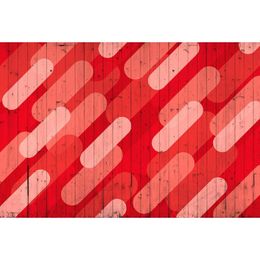 ARCHITECTS PAPER Fototapete &raquo;Atelier 47 Pill Pattern 2&laquo; Holz glatt Vlies, Wand, Schr&auml;ge, Decke rot Vlies
