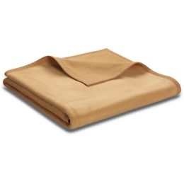 Biederlack Wohndecke &raquo;Unicolour&laquo; in vielen Farben beige Baumwolle, Polyacryl, Polyester