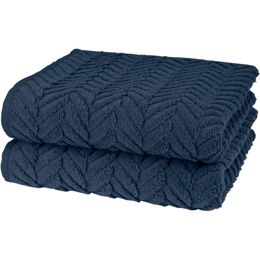 Ross Handt&uuml;cher &raquo;Sensual 9001&laquo; 100% Baumwolle blau Frottier, Obermaterial: 100% Baumwolle