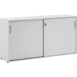 Schildmeyer Aktenschrank &raquo;Serie 1500 made in Germany&laquo; abschlie&szlig;bare Kommode, Ma&szlig;e B160,2 x T41 x H84,2 cm, Made in Germany grau FSC -zertifizierter Holzwerkstoff