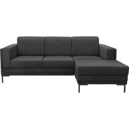 LOOKS by Wolfgang Joop Ecksofa &raquo;LOOKS VII L-Form&laquo; klare Linien, edles Design grau 100% Polyester