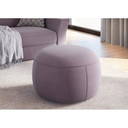 Sit & More sit&more Hocker &raquo;Cadabra&laquo; Rundhocker, Durchmesser Sitzfl&auml;che 64 cm oder 104 cm lila Samtoptik (100% Polyester);Soft clean (98% Polyester, 2% Polyamid)
