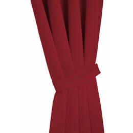 WIRTH Raffhalter &raquo;DIM OUT&laquo; rot Polyester