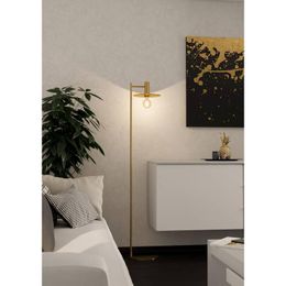 Eglo Stehlampe &raquo;ESCANDELL&laquo; E27 1 Stk. Standleuchte, Metall in Messing-Geb&uuml;rstet, Lampe mit E27, 156 cm gold