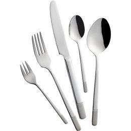 Mulex Besteck-Set &raquo;Oceanside&laquo; teilsatiniert silber Edelstahl 18/0