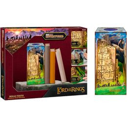 Revell 3D-Puzzle &raquo;Book Nook, Tiny Adventures Herr der Ringe Minas Tirith&laquo; Buchst&uuml;tze; mit LED-Beleuchtung Holz