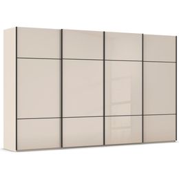 Rauch Schwebet&uuml;renschrank &raquo;Kleiderschrank Schrank Garderobe Schlafzimmerschrank SCALE-TRIO&laquo; edle dreigeteilte Front mit 2 Zierleisten Glasfront MADE 