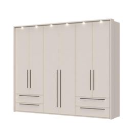 OTTO home Dreht&uuml;renschrank &raquo;Opera mit oder ohne Kranz inkl. LED-Bel.,B 227,272,317 oder 362 cm&laquo; UV lackiert, Soft Close Funktion, H&ouml;henverstellbare 