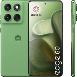 Motorola Smartphone &raquo;Edge 60 512GB&laquo; Pantone Shamrock gr&uuml;n 68W-TurboPower: nach nur 8 Minuten wieder Akku-Power f&uuml;r den ganzen Tag