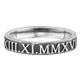 CAI Ca&iuml; Herren CA&Iuml; Fingerring &raquo;925/- Sterling Silber matt-oxidiert&laquo;