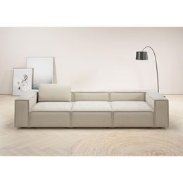 Home Affaire 3,5-Sitzer &raquo;Watertown, modernes Big-Sofa XXL, 336 cm Breite, auch in Feincord&laquo; Riesiges Designersofa mit viel Platz & weichen Bez&uuml;gen in 