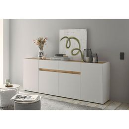 Home Affaire Sideboard &raquo;City/Giron, moderner Schrank, Kommode, Stauraumschrank&laquo; zeitlos, modern, ausreichend Stauraum, vielseitig einsetzbar wei&szlig; FSC 