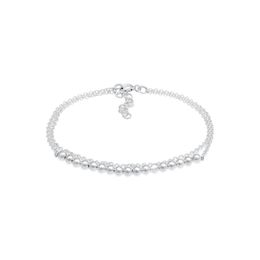 Elli Damen Armband &raquo;Basic Layer Kettchen Kugeln Geo Design 925 Silber&laquo; silber