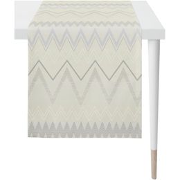 Apelt Tischl&auml;ufer &raquo;Indira, LOFT STYLE, Jacquard&laquo; beige Baumwolle, Polyester