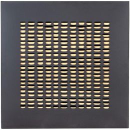 Casablanca by Gilde Wanddekoobjekt &raquo;Wandrelief quadratisch Torus schwarz H. 80 cm&laquo; schwarz Metall