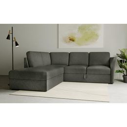 Home Affaire Ecksofa &raquo;Lavars, L-Form, Schlafsofa&laquo; mit Bettfunktion und Stauraum, in zwei verschiedenen Bezugsqualit&auml;ten gr&uuml;n 62% Polypropylene, 38% 