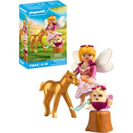 Playmobil Konstruktions-Spielset &raquo;Goldenes Einhornfohlen mit Fee (71844), Princess Magic&laquo; Made in Europe Konstruktions-Spielset