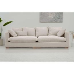Home Affaire Big-Sofa &raquo;Coray&laquo; extra weich und kuschelig, F&uuml;llung mit Federn und Daunen beige 100% PES