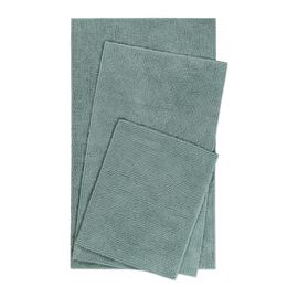 Wecon home Basics Badematte &raquo;Balu&laquo; H&ouml;he 14 mm Chenille, waschbar, rutschfest, schnell trocknend, weich, Badteppich gr&uuml;n Polyester