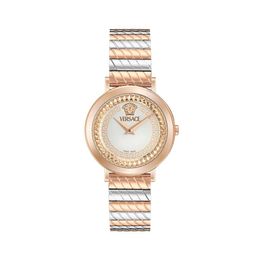 Versace Damen Quarzuhr &raquo;DELPHINUS&laquo; Armbanduhr, Damenuhr, Swiss Made, Edelstahlarmband, analog