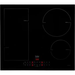 Beko Flex-Induktions-Kochfeld Flexible Kochzonen f&uuml;r pr&auml;zises und energieeffizientes Kochen silber Flex-Induktions-Kochfeld