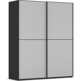 Rauch Schwebet&uuml;renschrank &raquo;Kleiderschrank Schrank Garderobe Schlafzimmerschrank SCALE-DUO&laquo; edle zweigeteilte T&uuml;ren Glas-Front mit 3 Zierleisten MADE 