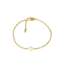 Vivance Damen Edelstahlarmband &raquo;Perle&laquo; gold