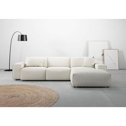 Home Affaire Ecksofa &raquo;Glimminge auch in Breitcord, Feincord, Boucl&eacute; + Easy care-Bezug&laquo; L-Form, Breite 294, Zierkissen wei&szlig; 96% Polyester, 4% Polyacryl