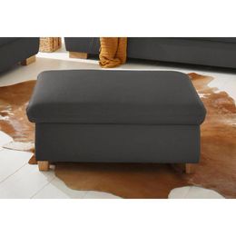 Home Affaire Hocker &raquo;Bergamo&laquo; mit Stauraum braun Luxus-Kunstleder;Struktur weich (100% Polyester);Chenille 100% Polyester;Struktur fein ( 100% 