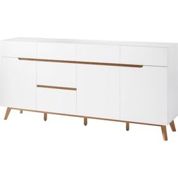 MCA furniture Sideboard &raquo;Cervo&laquo; Breite ca. 193 cm wei&szlig; MDF