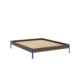 Karup Design Bettgestell &raquo;CORE BED Bodenbett, Holzrahmen, Futonbett, Jugendbett, Holzbett&laquo; Massivholzbett mit Lattenrost, Kiefer massiv, Doppelbett ohne Kopfteil