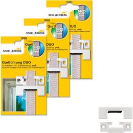 Schellenberg Rollladen-Gurtf&uuml;hrung &raquo;Duo f&uuml;r das Rollladensystem Mini und Maxi&laquo; Set, 3 Stk. tlg. mit einer Rollladengurtbandbreite von 14-23 mm 