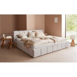 LeGer Home by Lena Gercke Polsterbett &raquo;Maileen&laquo; in 5 Breiten und 3 Farben, incl. Rollrost beige 88% Polyester, 9% Rayon, 3% Nylon