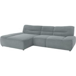 DOMO collection Ecksofa &raquo;Cesena moderne Polsterecke mit flachen Armlehnen, L-Form&laquo; fester Sitzkomfort, frei im Raum stellbar gr&uuml;n