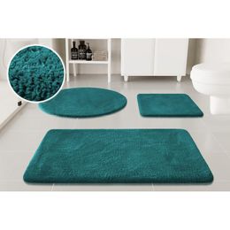 OTTO home Badematte &raquo;Neele&laquo; H&ouml;he 20 mm rutschhemmend beschichtet schnell trocknend Badteppich, getuftet, modern, Uni, antirutsch, flauschig, Hochflor 