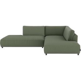 Musterring Ecksofa &raquo;Lucia&laquo; mit gro&szlig;em Longchair, verschiedene Farben, B304 x T224 cm gr&uuml;n 100% Polyester