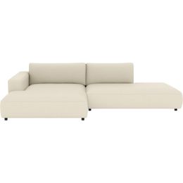 Musterring Ecksofa &raquo;Lucia&laquo; verschiedene Farben, gro&szlig;er Longchair mit Armlehne, B330 x T190 cm beige 100% Polyester