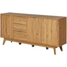 Jahnke Sideboard &raquo;WAVE SB 170&laquo; 1 Stk. tlg. Sideboard, 3 Schubladen + 3 T&uuml;ren, Wellendesign, Breite 169,5 cm Holzwerkstoff