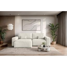 OTTO home Ecksofa &raquo;MATTS Schlafsofa mit Bettkasten, Ma&szlig;e B/T/H: 265/159/89 cm&laquo; L-Form mit Recamiere rechts oder links, hoher Sitzkomfort 100% 