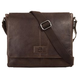 Bodenschatz Damen Bodenschatz Messenger Bag echt Leder braun