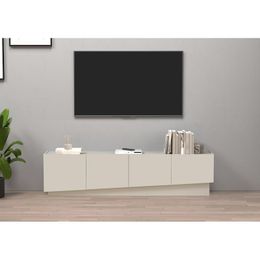 OTTO home Lowboard &raquo;VELA, Lowboard, Breite 180 cm, Design mit schr&auml;gen T&uuml;ren&laquo; 1 Stk. tlg. Made in Italy, Ma&szlig;e-B/T/H: 180x35x45, Lowboard, TV-Board, TV