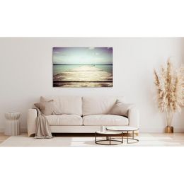 queence Acrylglasbild &raquo;Etzel&laquo; Meer Meer Bilder Schiffe See Seebilder Seelandschaft Sonnenuntergang Spa Spa Bilder Steg Strand 1 Stk. tlg. Fine Art-