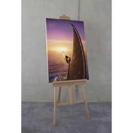 Komar Leinwandbild &raquo;Disney Moana 2 To the Horizon&laquo; Disney 1 Stk. tlg. 60 x 90 cm (Breite x H&ouml;he) - Kinderzimmer, Dekoration lila Vlies